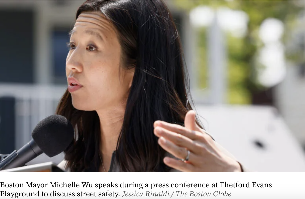 Boston.com: Mayor Wu announces new street safety initiative with focus ...