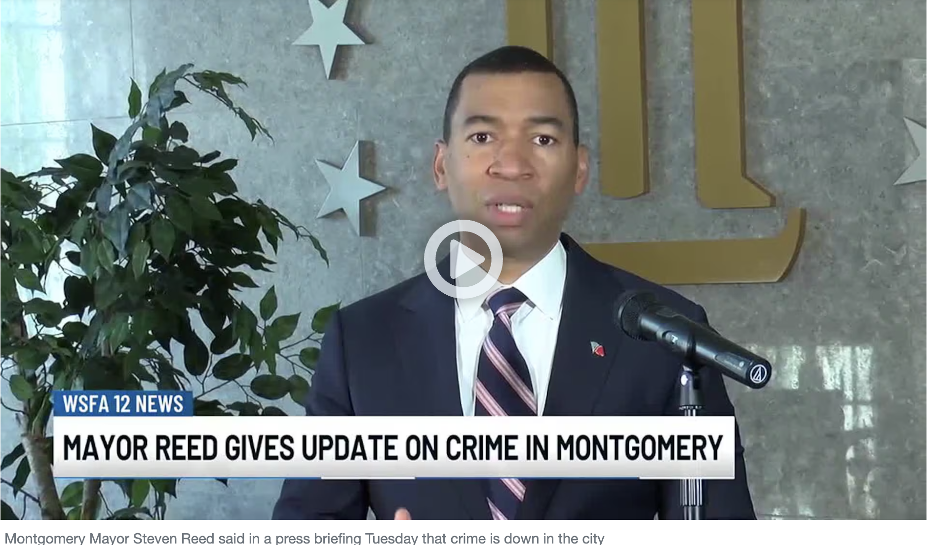 WSFA 12: Mayor says crime in Montgomery is down, praises law ...